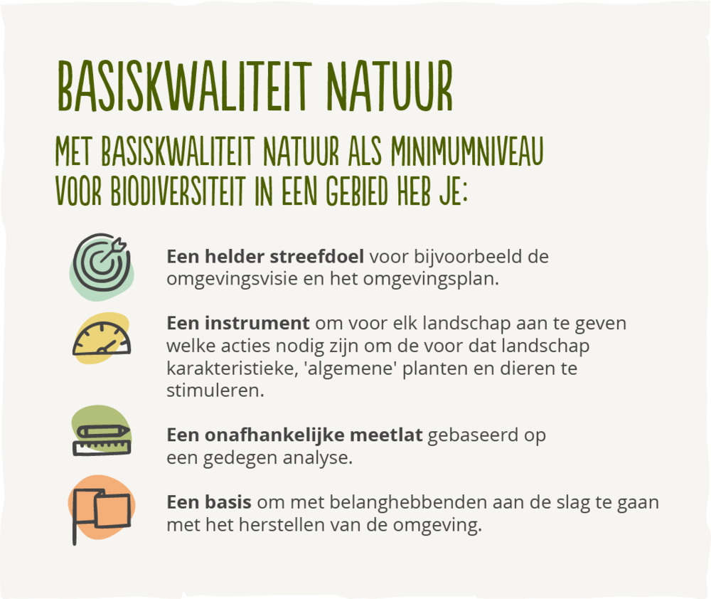 Aan de slag met Basiskwaliteit Natuur met nieuw kennisdocument